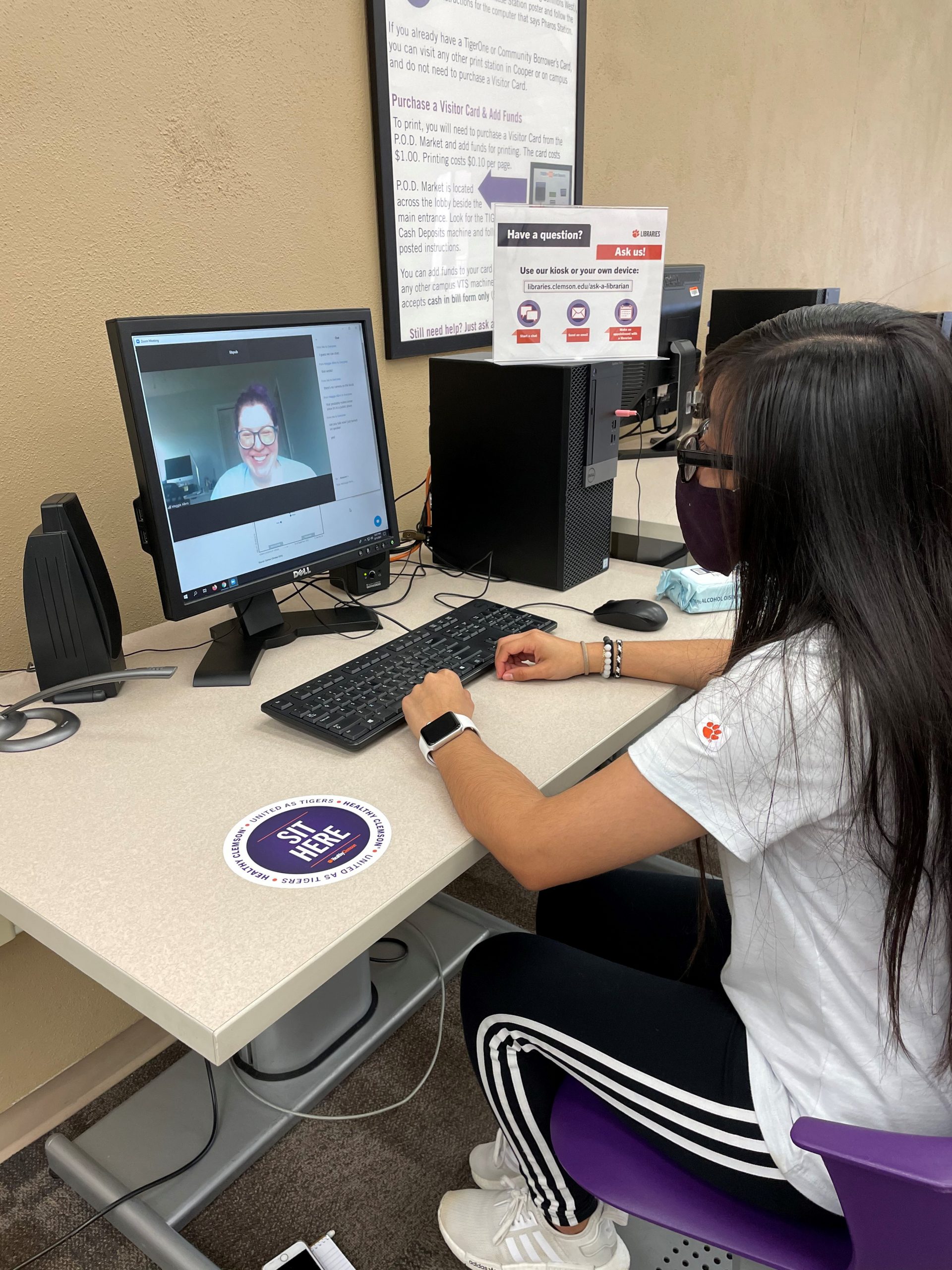 Virtual Reference Kiosk – Clemson Libraries
