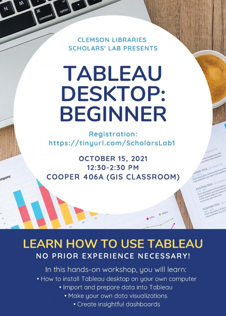 Tableau Desktop Workshop for Beginners – Clemson Libraries